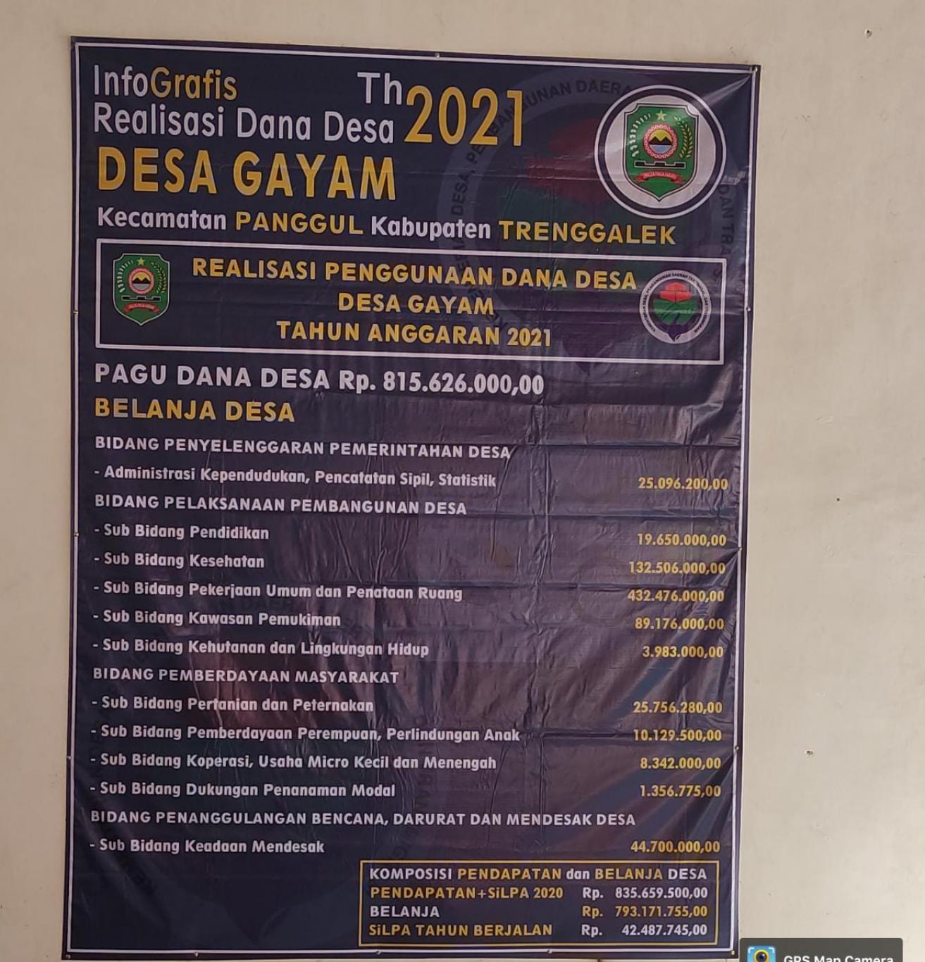 INFOGRAFIS APBDES PERUBAHAN DESA GAYAM TAHUN 2022 - Website Desa GAYAM